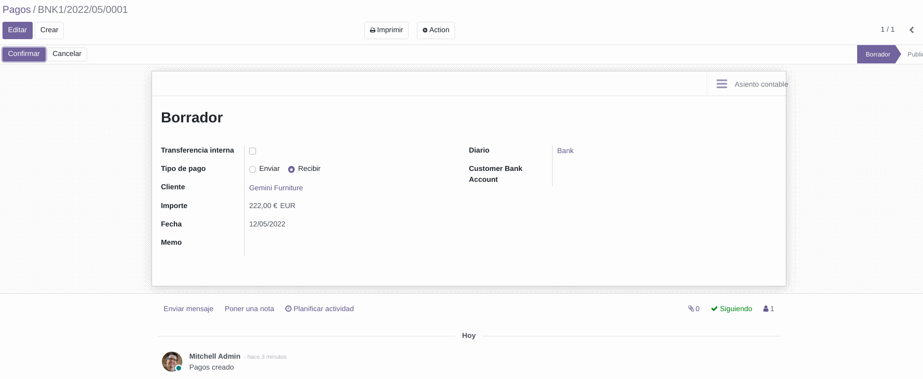 Como funciona la contabilidad en Odoo | A2Systems